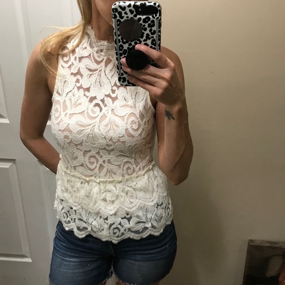 Express | Tops | Nwt Lace Top | Poshmark
